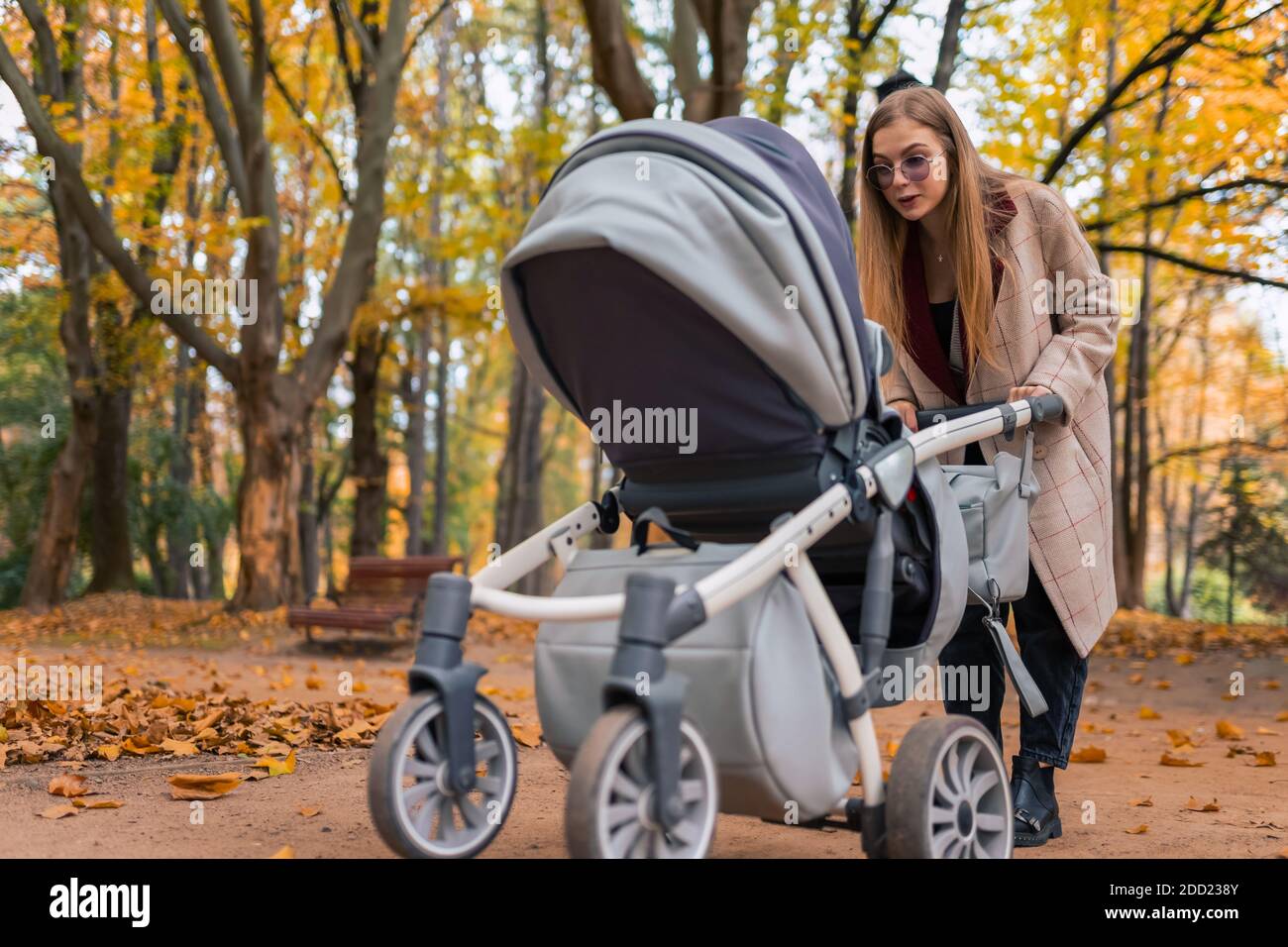 Newborn in pram hi-res stock photography and images - Alamy