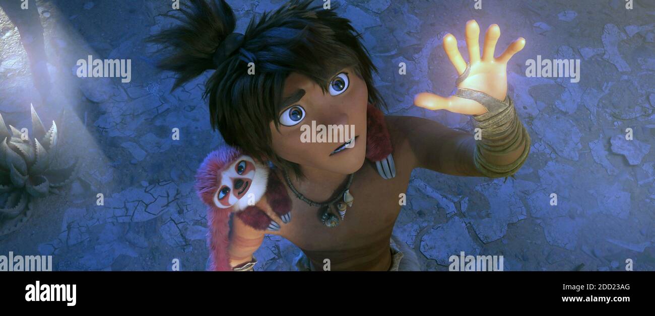 THE CROODS: A NEW AGE, (aka THE CROODS 2), Guy (voice: Ryan Reynolds ...