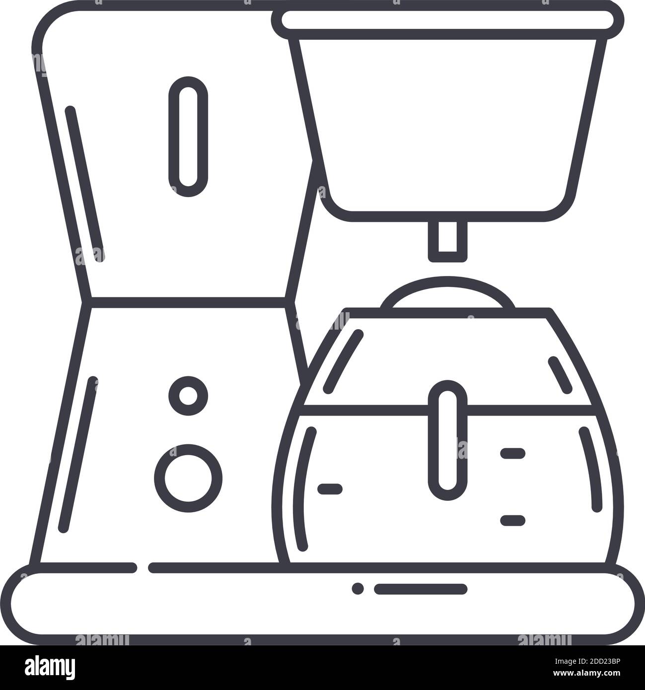Espresso Icon Linear Isolated Illustration Thin Line Vector Web Design Sign Outline Concept