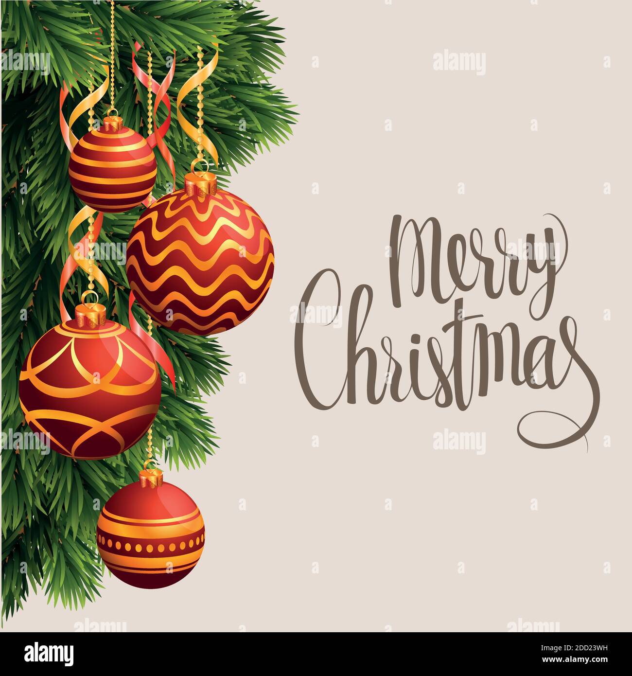Christmas vector template Stock Vector Image & Art - Alamy