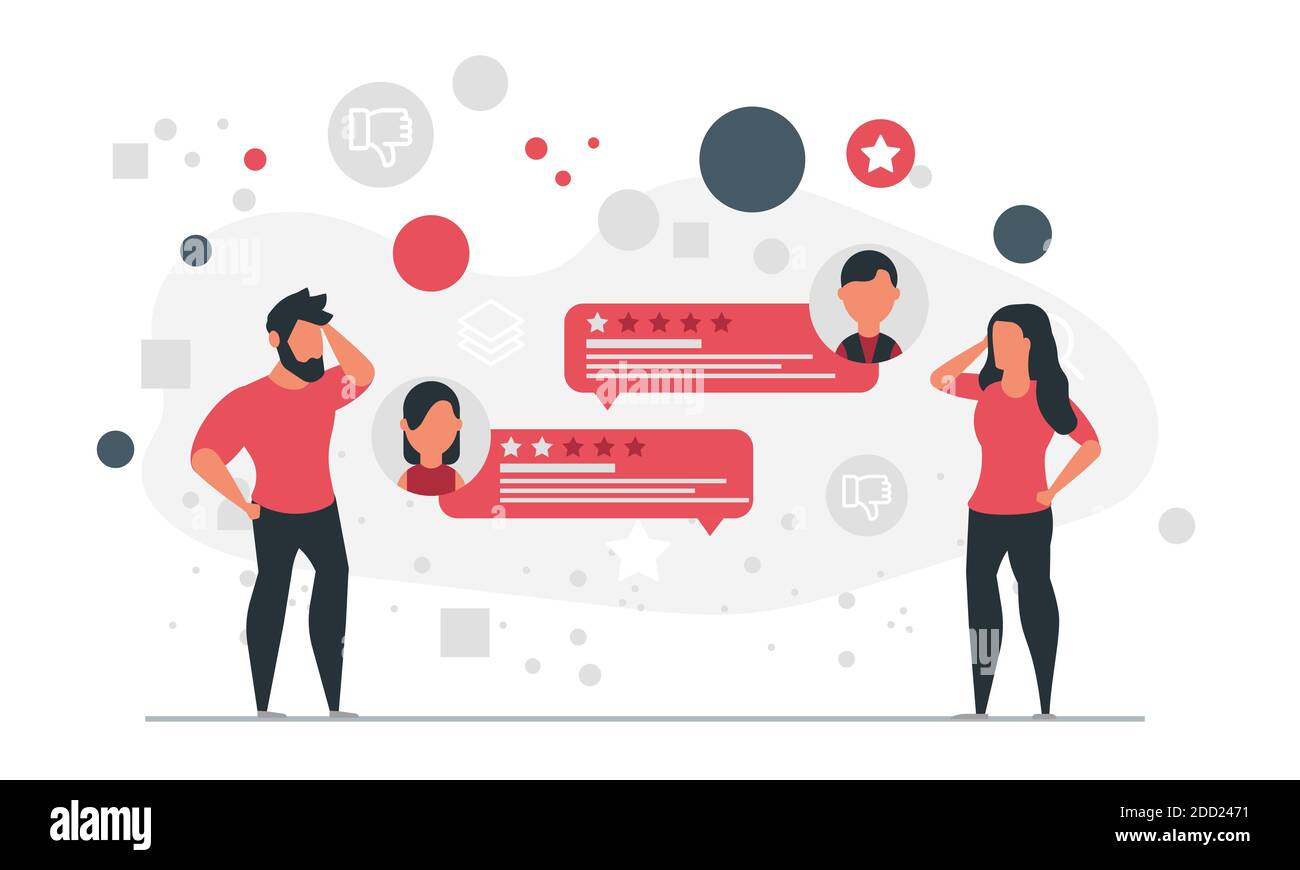 People got bad feedback from buyers. Man and woman receiving negative ...