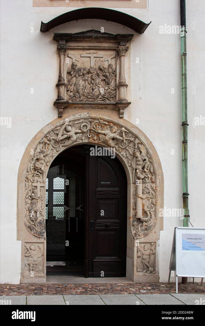 Germany,Torgau, Hartenfels Castle, Castle Chapel, dedicated by martin ...