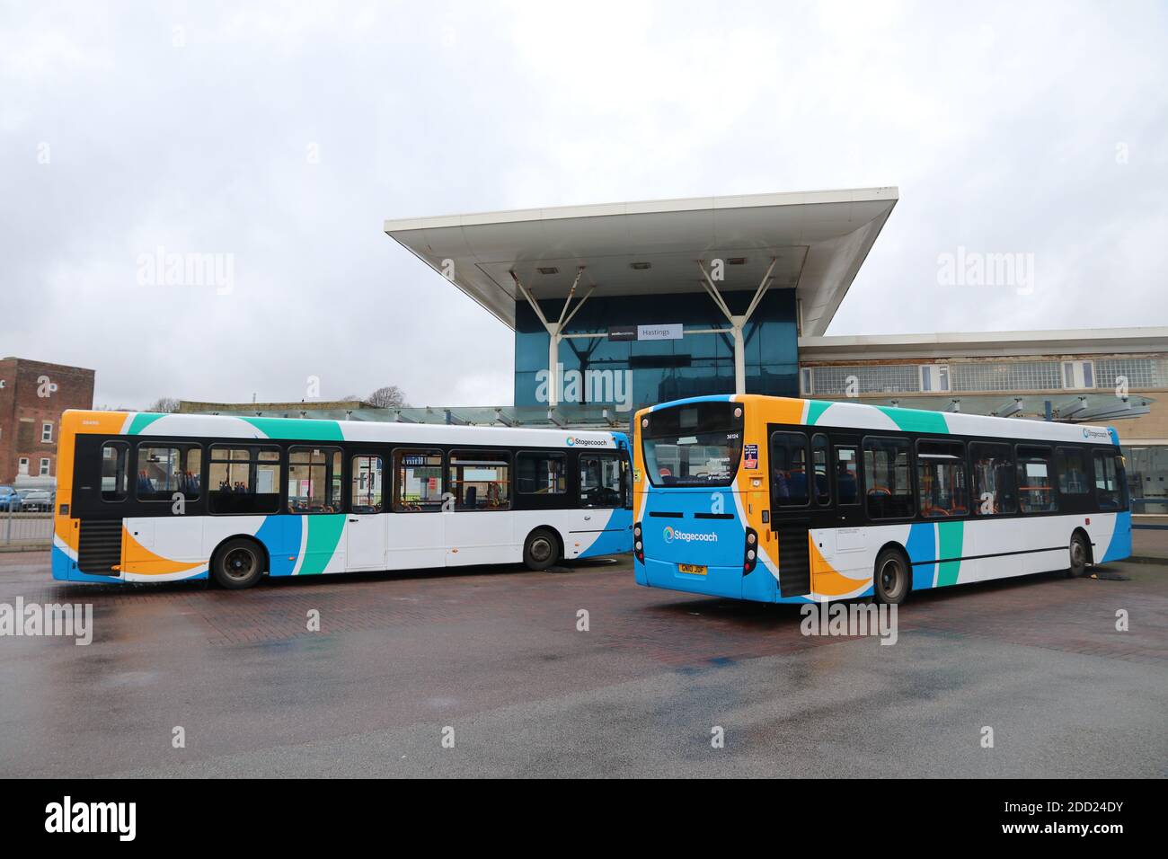 STAGECOACH BUS IN NEW LIVERY Stock Photo - Alamy