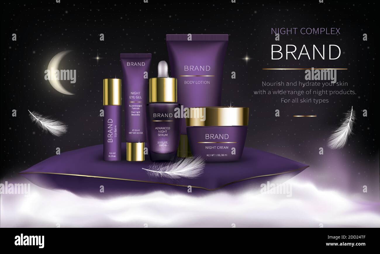 Eye cream tube mockup Stock Vector Images - Alamy