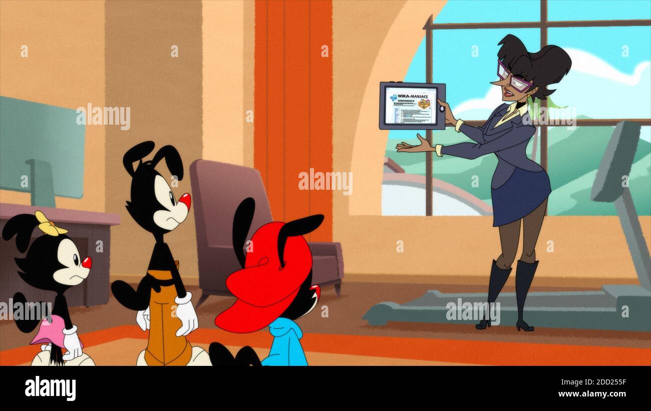 ANIMANIACS, from left: Dot (voice: Tress MacNeille), Yakko (voice: Rob ...