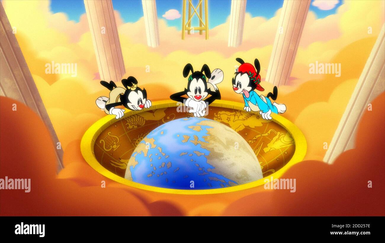 ANIMANIACS, from left: Dot (voice: Tress MacNeille), Yakko (voice: Rob ...