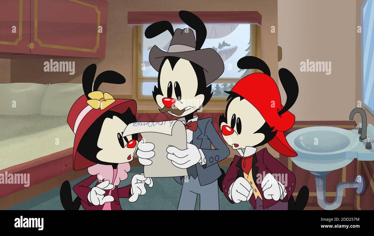 ANIMANIACS, from left: Dot (voice: Tress MacNeille), Yakko (voice: Rob ...