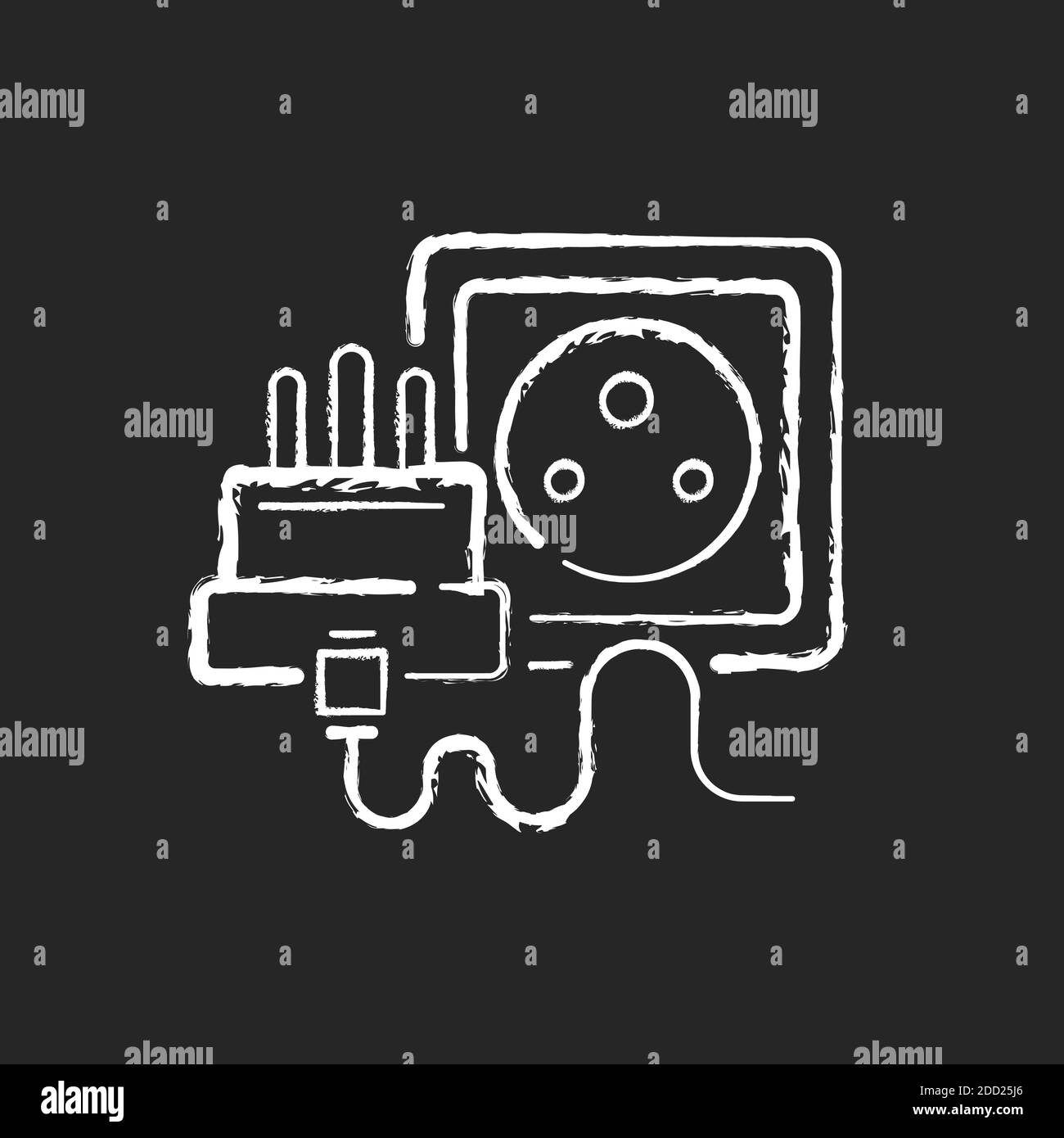 Appliance background black board Black and White Stock Photos & Images ...