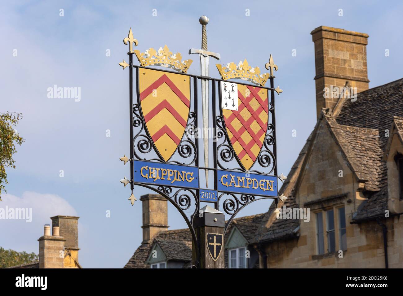 Rooftops town village sign signs cotswolds cotswold high street hi-res ...