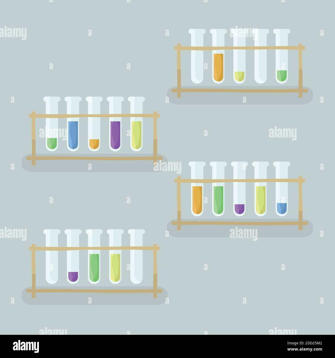 Testing tubes - vector illustration Stock Vector Image & Art - Alamy