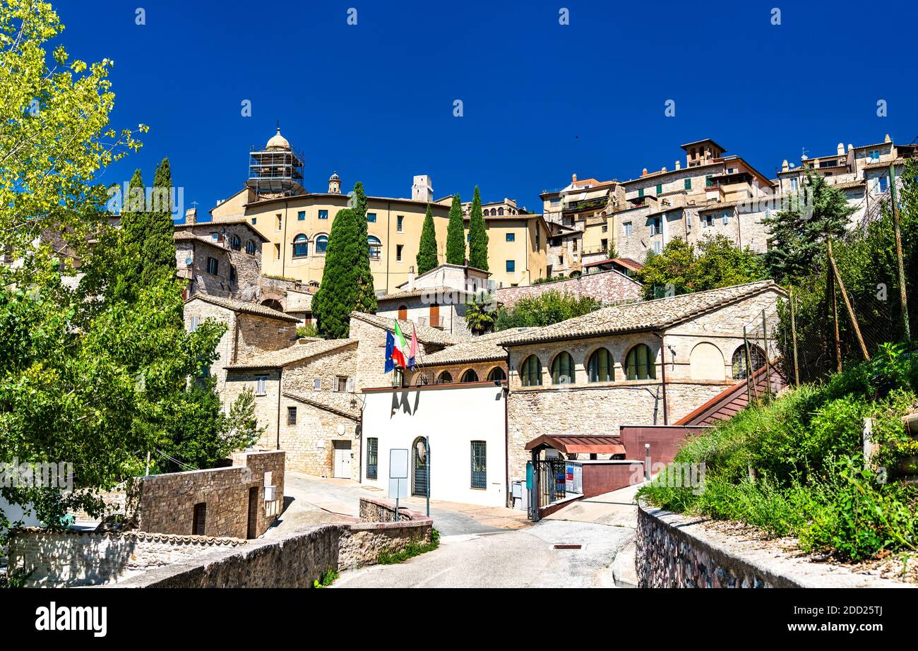 Panorama street town assisi hi-res stock photography and images - Alamy