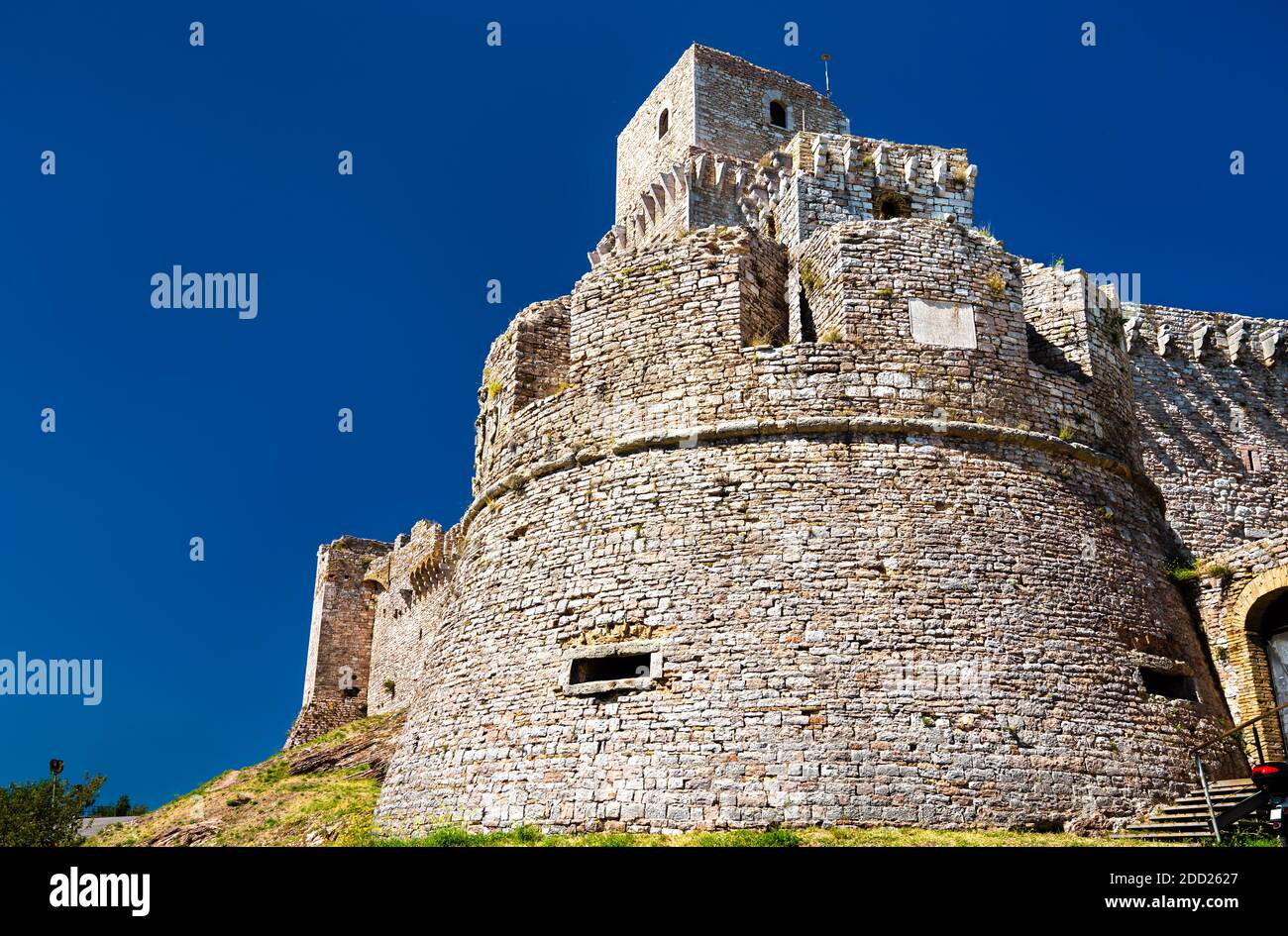 Rocca Maggiore Fortress in Assisi, Italy Stock Photo - Alamy