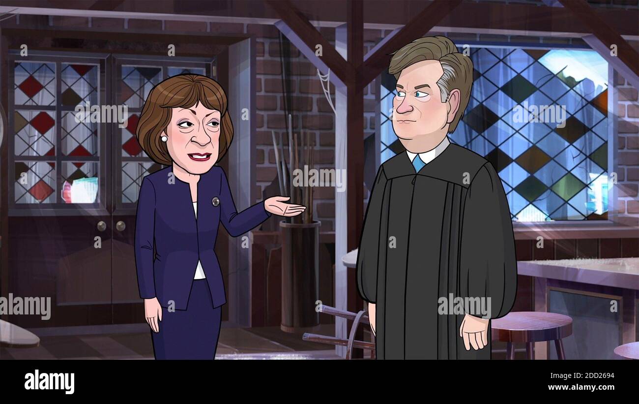 OUR CARTOON PRESIDENT, from left: U.S. Senator Susan Collins, Supreme ...
