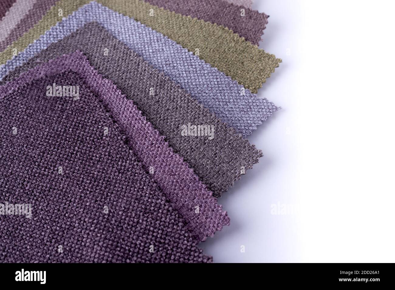 Bright collection of gunny textile samples. Multicolor Fabric texture ...