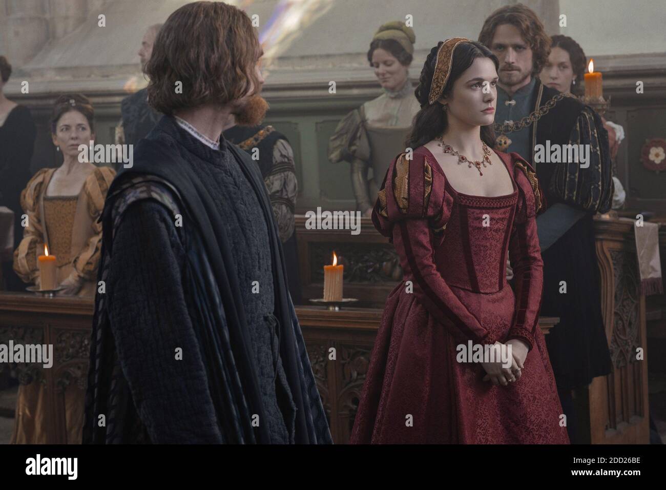 THE SPANISH PRINCESS, from left: Tom Cuthbertson (head turned), Sai ...