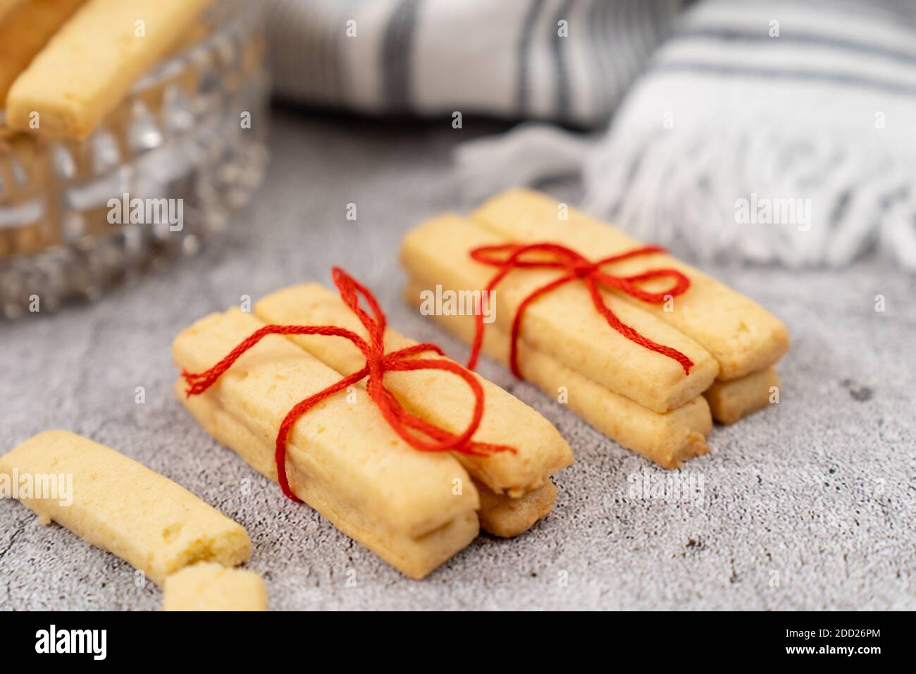 Parmesan cheese cookie sticks Stock Photo - Alamy