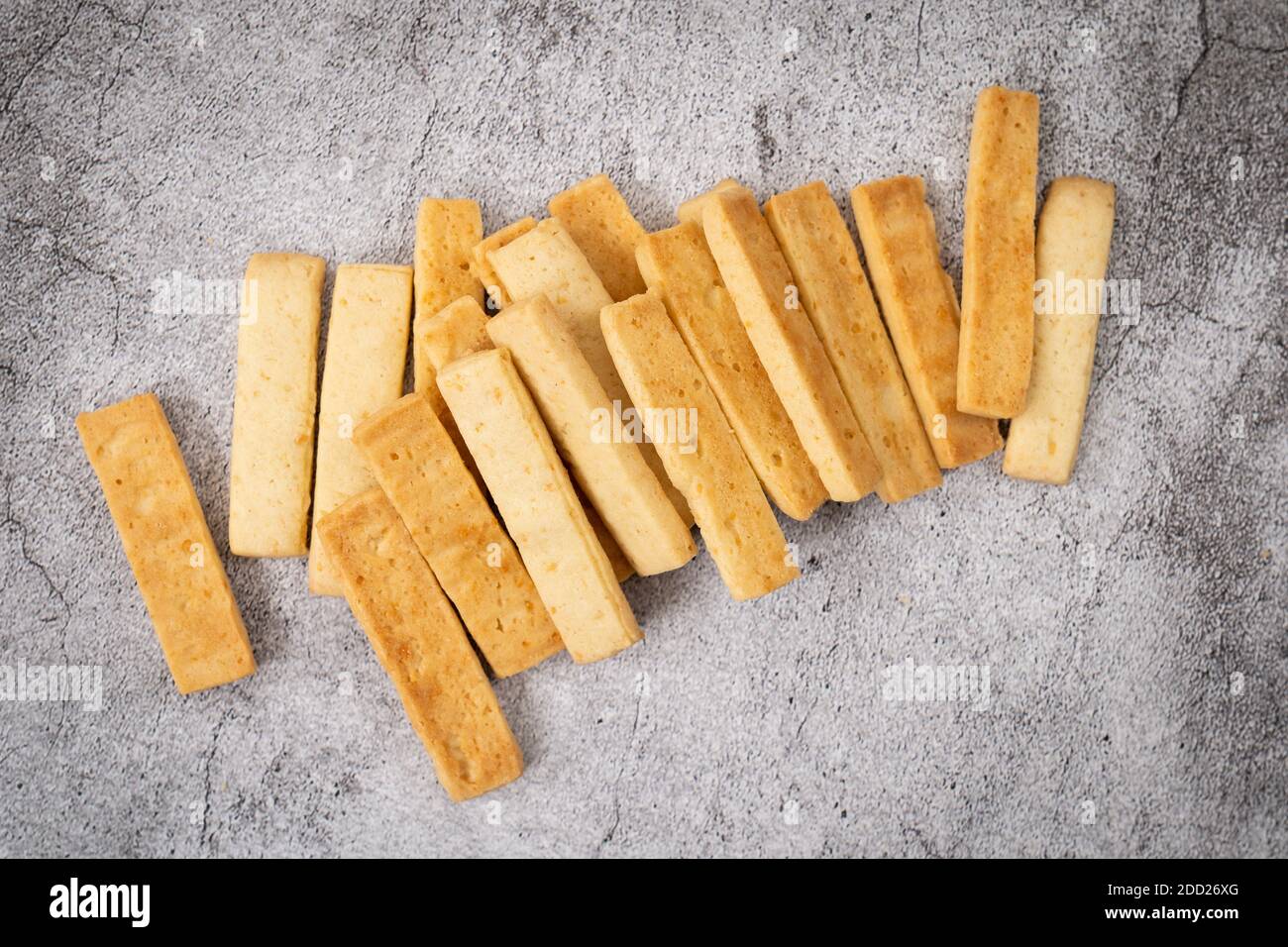 Parmesan cheese cookie sticks Stock Photo - Alamy