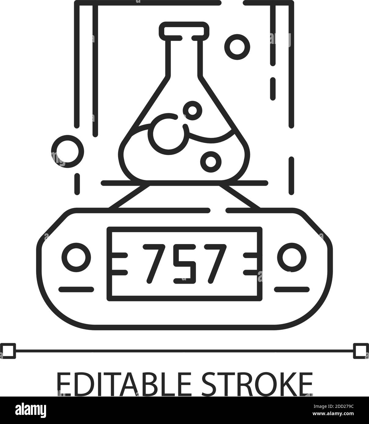 Lab balance linear icon Stock Vector Image & Art - Alamy
