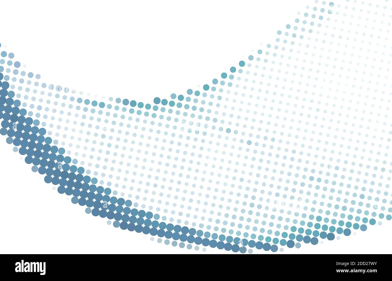 Abstract dotted gray blue wave with halftone effect on white background ... Abstract dotted gray blue wave with halftone effect on white background ...