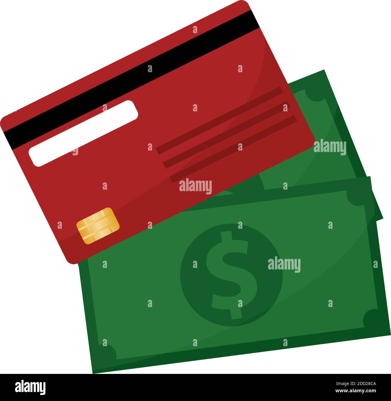 Isolated way pay in white background financial icon- Vector Stock ...