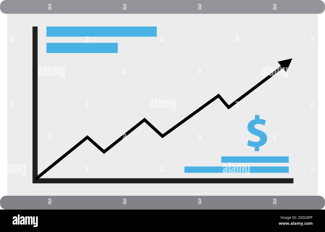 Dollar financial report white Stock Vector Images - Alamy