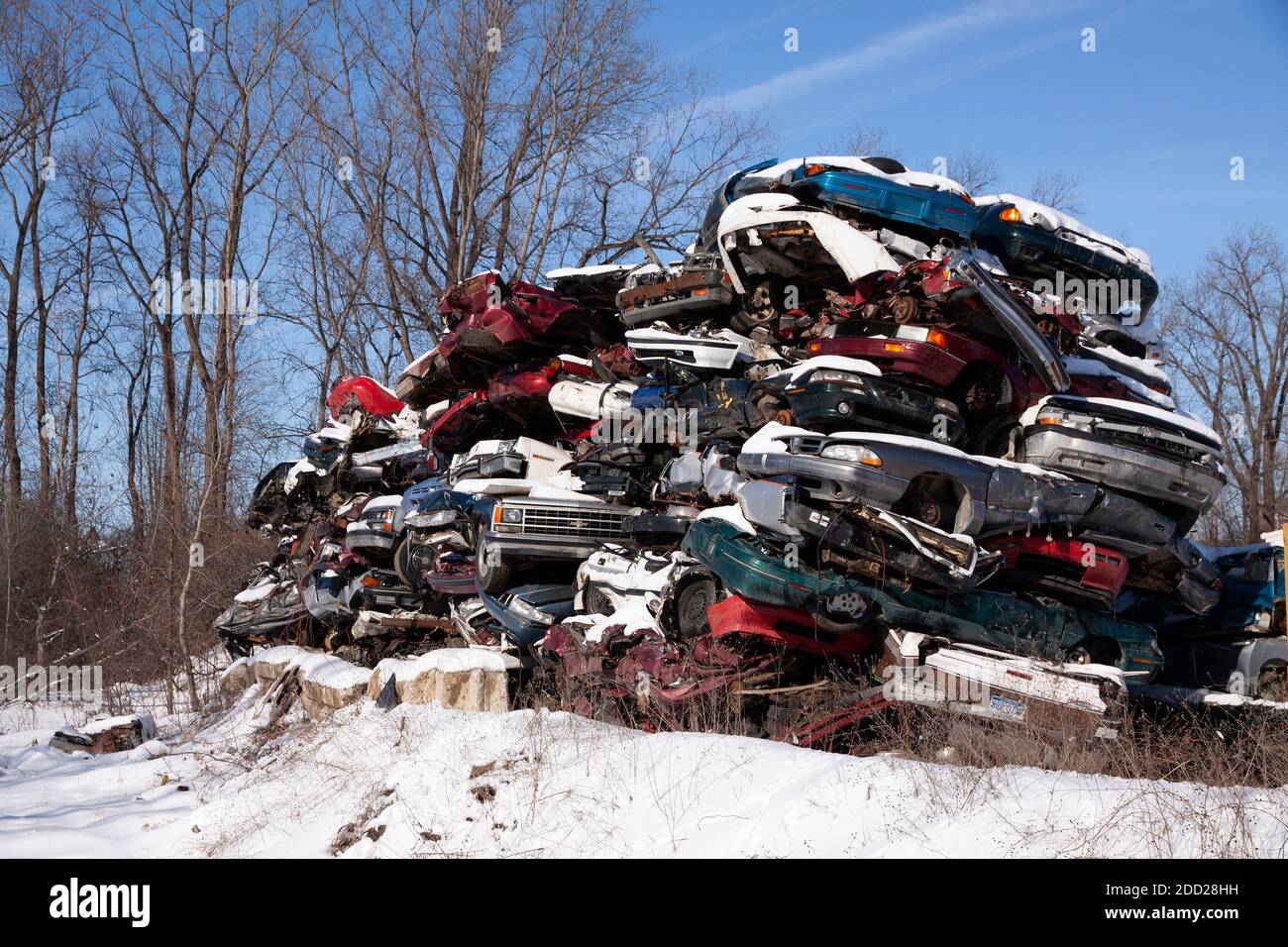 Scrap Metal, Junk yard, Recycling, automobiles, E USA, by Dembinsky ...