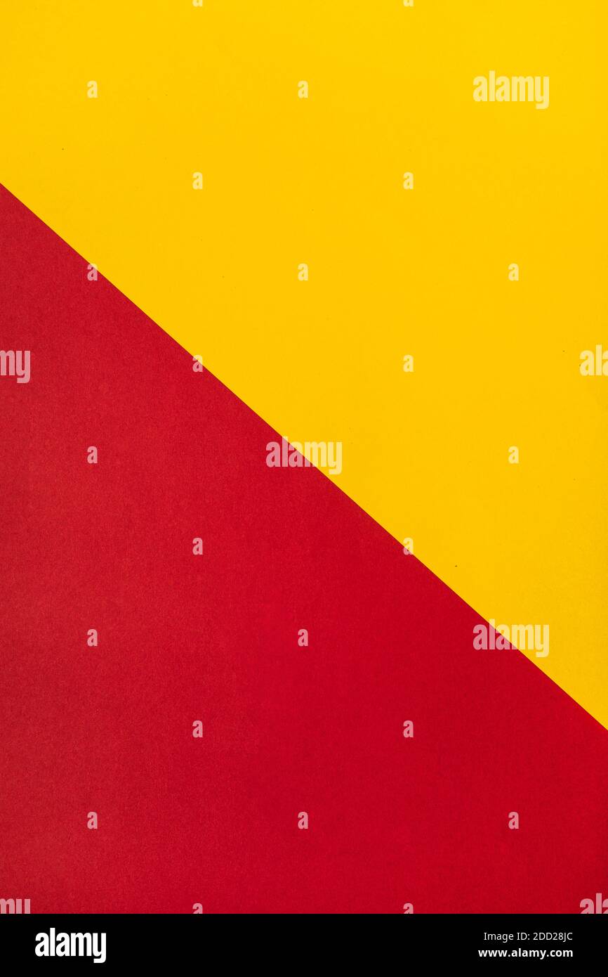 Background made of two colors, yellow and red Stock Photo - Alamy