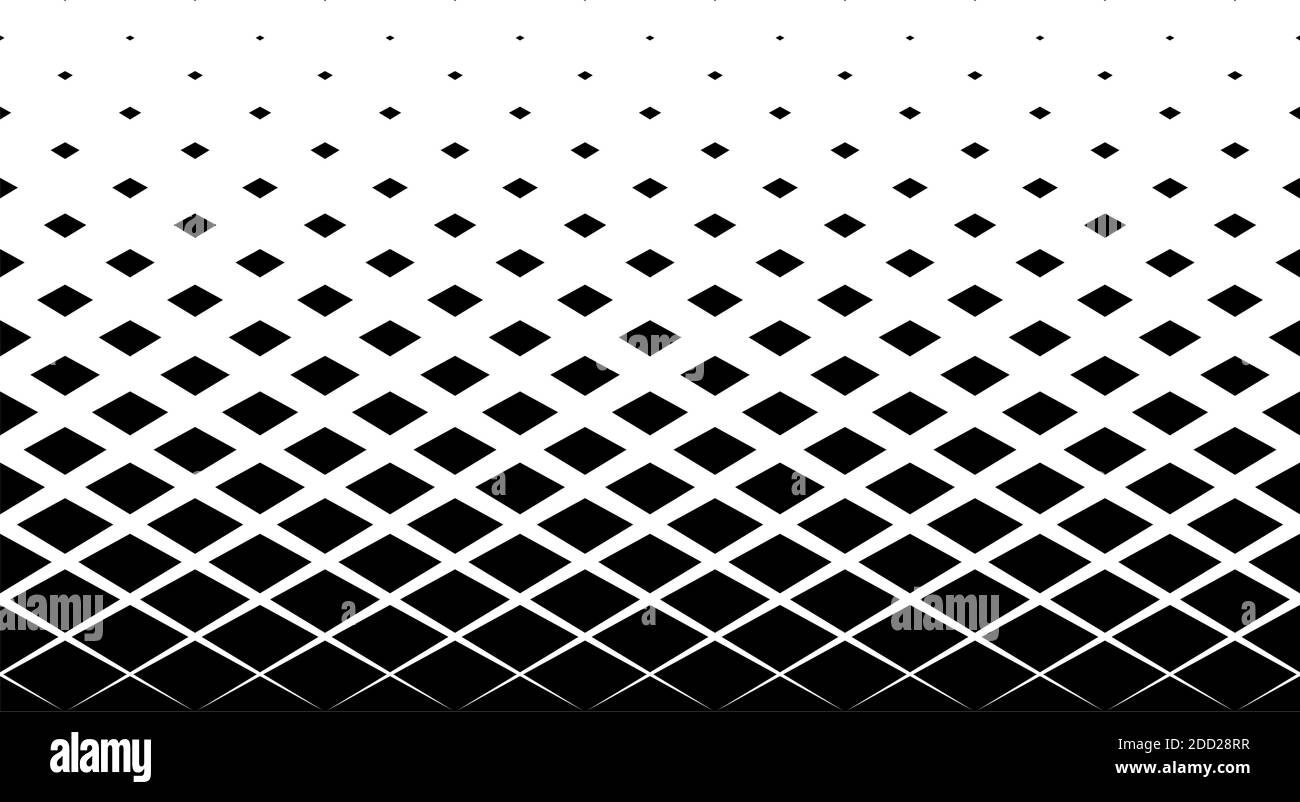 Geometric pattern of black horizontal diamonds on a white background ...