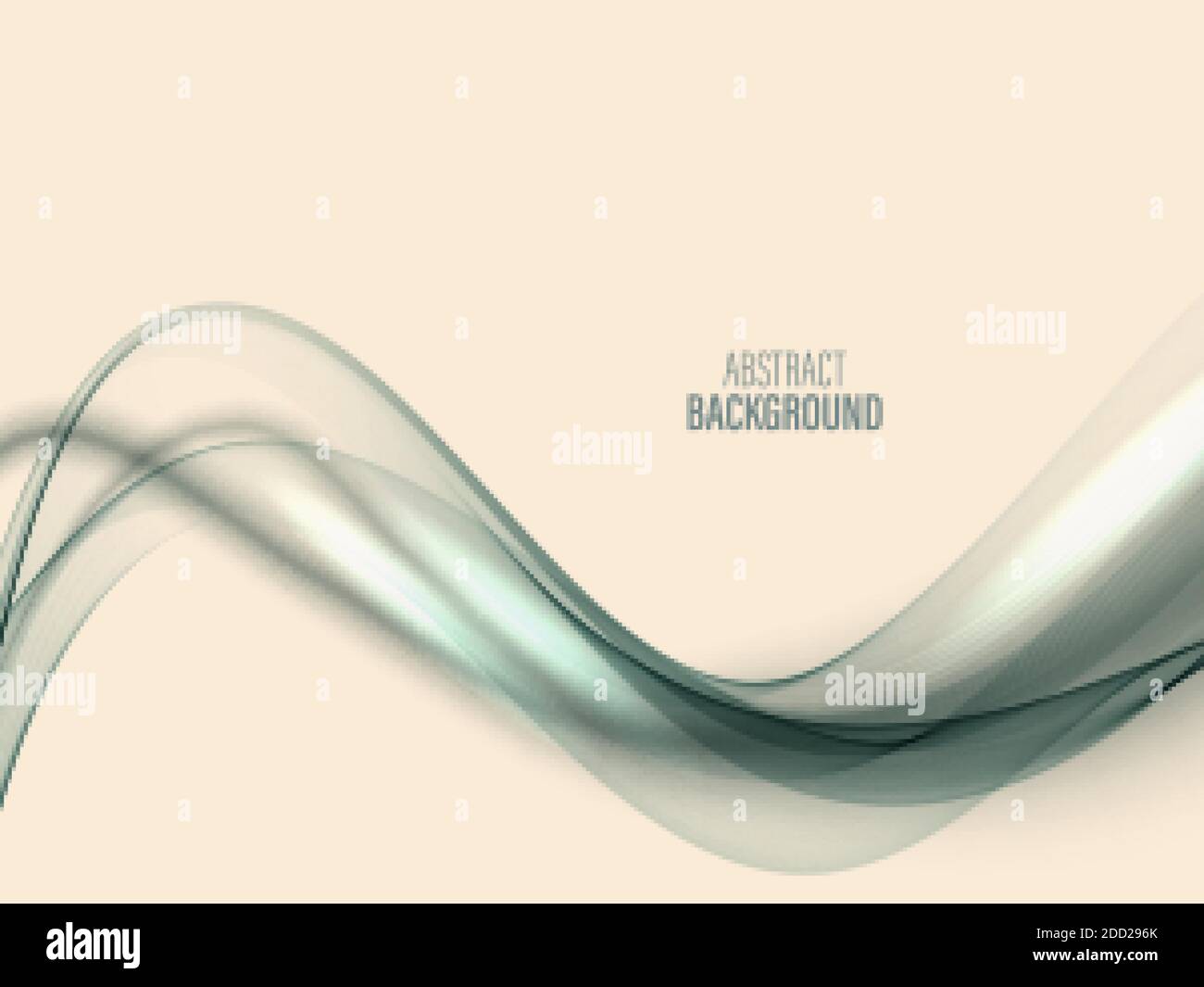 Abstract green waving background Green wave flow Stock Vector Image ...