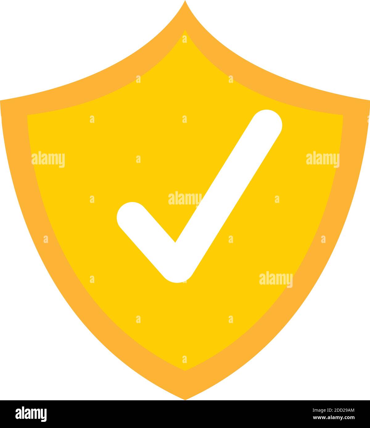 Isolated protect online digital marketing colorful icon in white ...