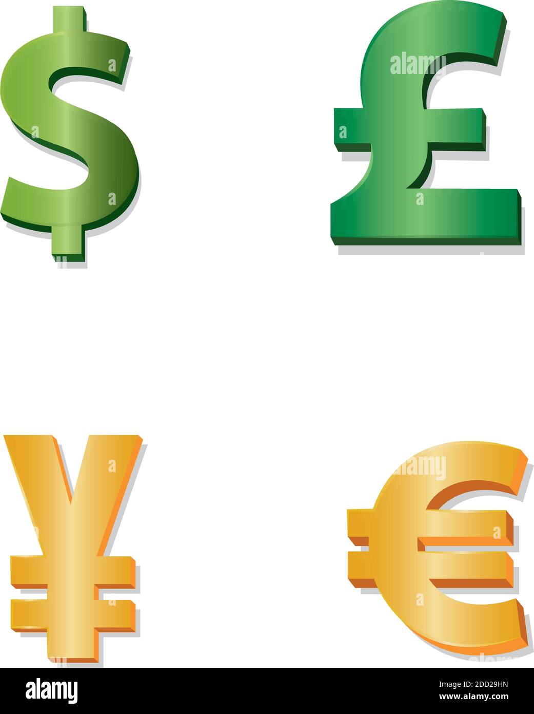 Isolated set group of financial icons in white background - Vector ...