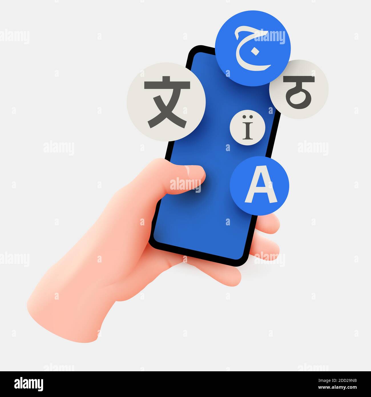 Translation phone hi-res stock photography and images - Alamy
