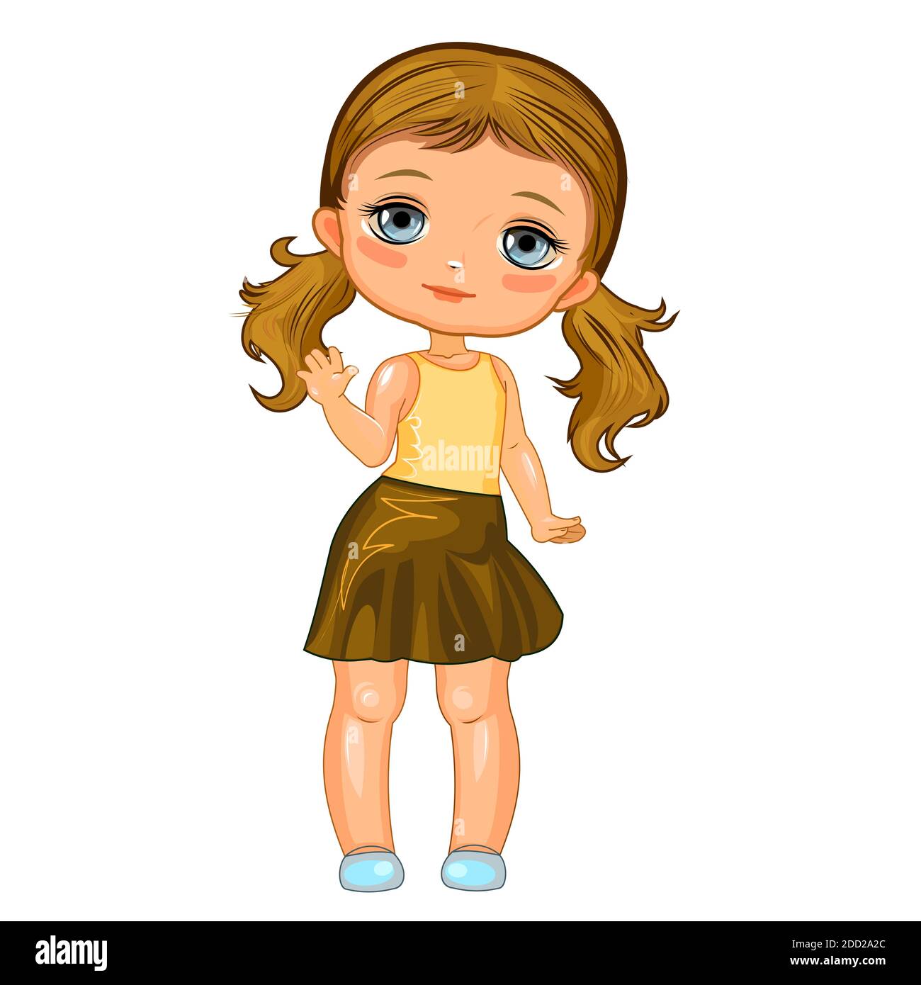 Funny Short Girl Cartoon
