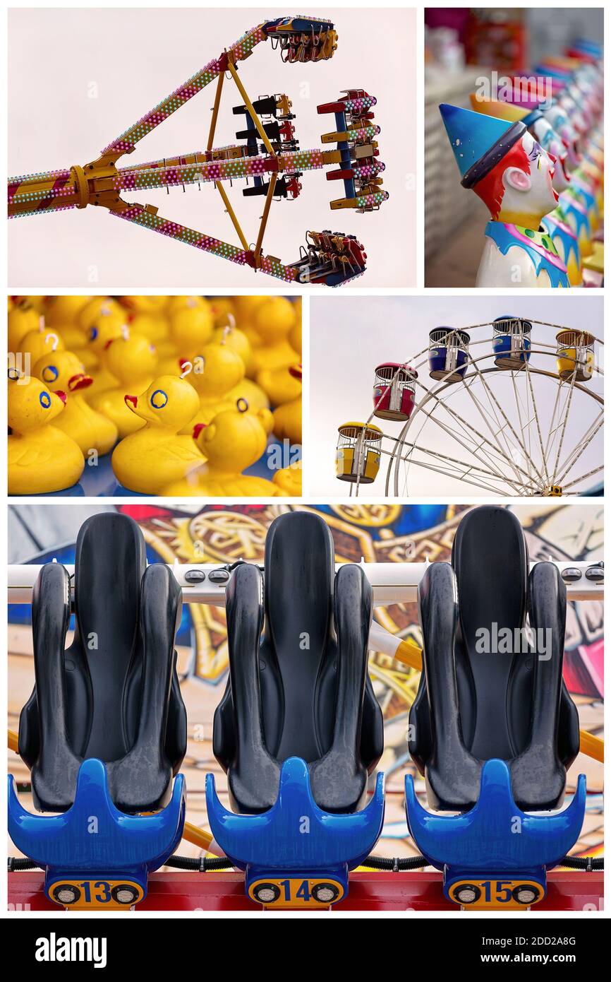 Fairground prize wheel Cut Out Stock Images & Pictures - Alamy