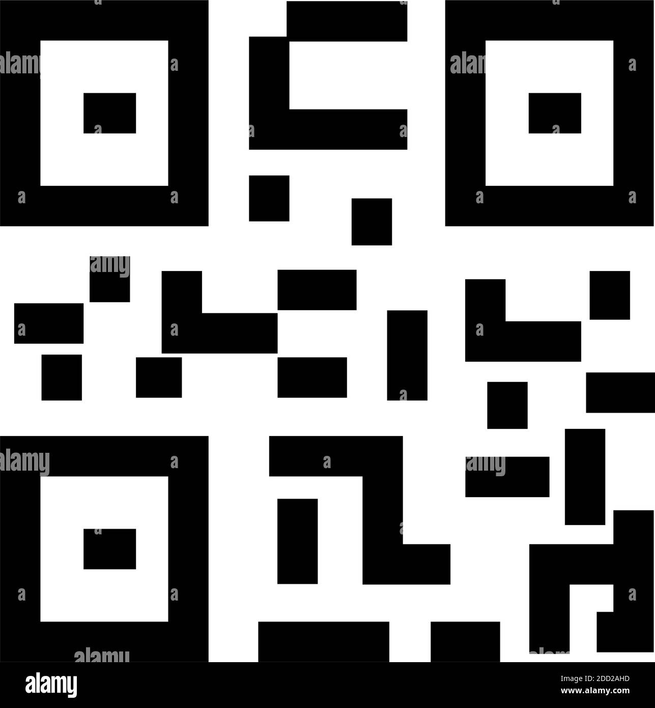 Isolated qr scan online digital marketing colorful icon in white ...