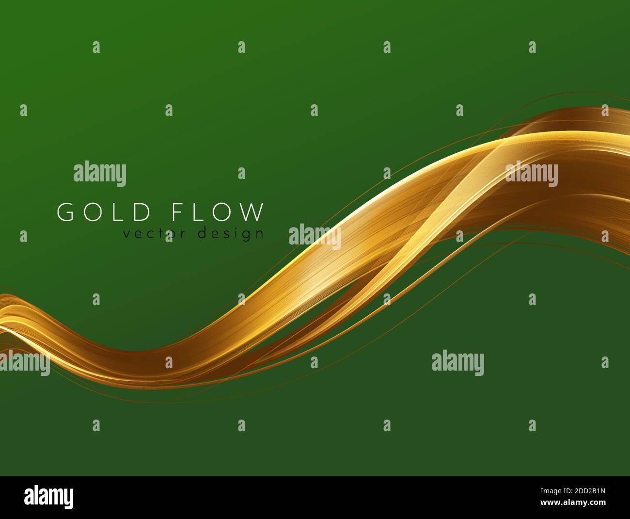 Abstract shiny color gold wave design element Stock Vector Image & Art - Alamy