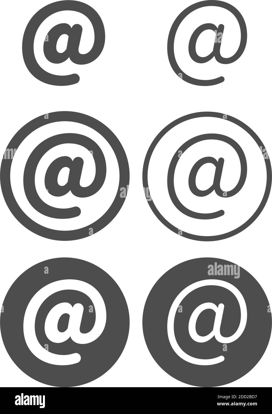 Contact, address, mail icon design template Stock Vector Image & Art ...