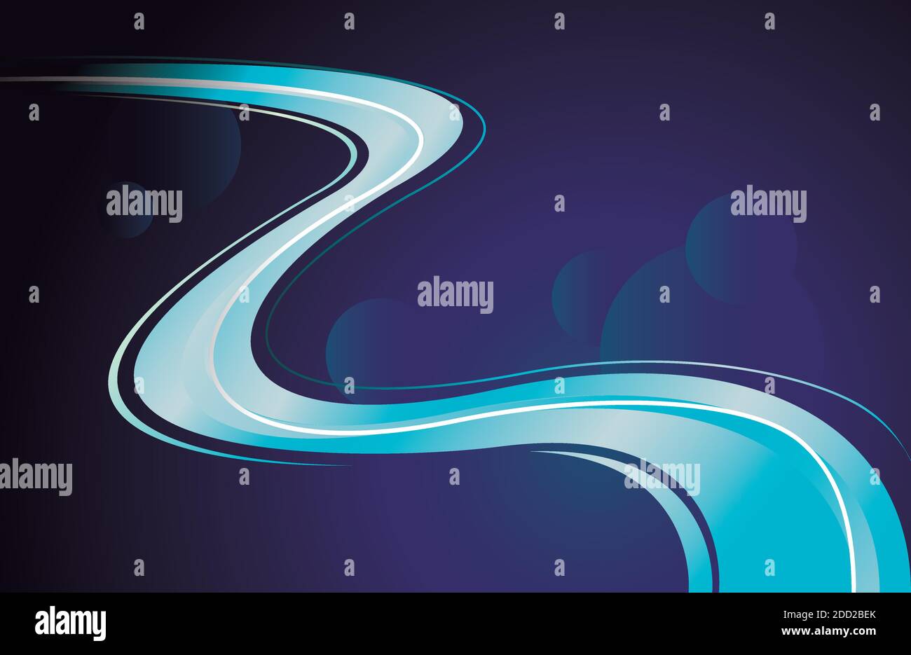 colorful light trail in blue background vector illustration design ...