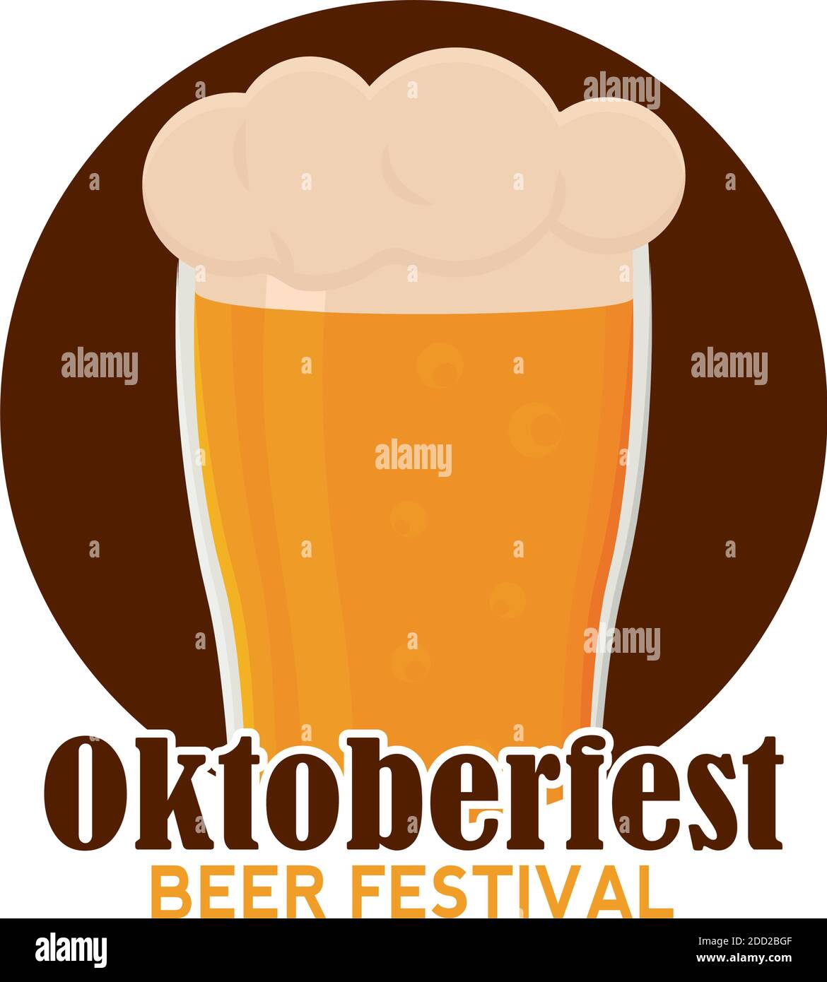Isolated beer festival oktoberfest logo icon- Vector Stock Vector Image ...
