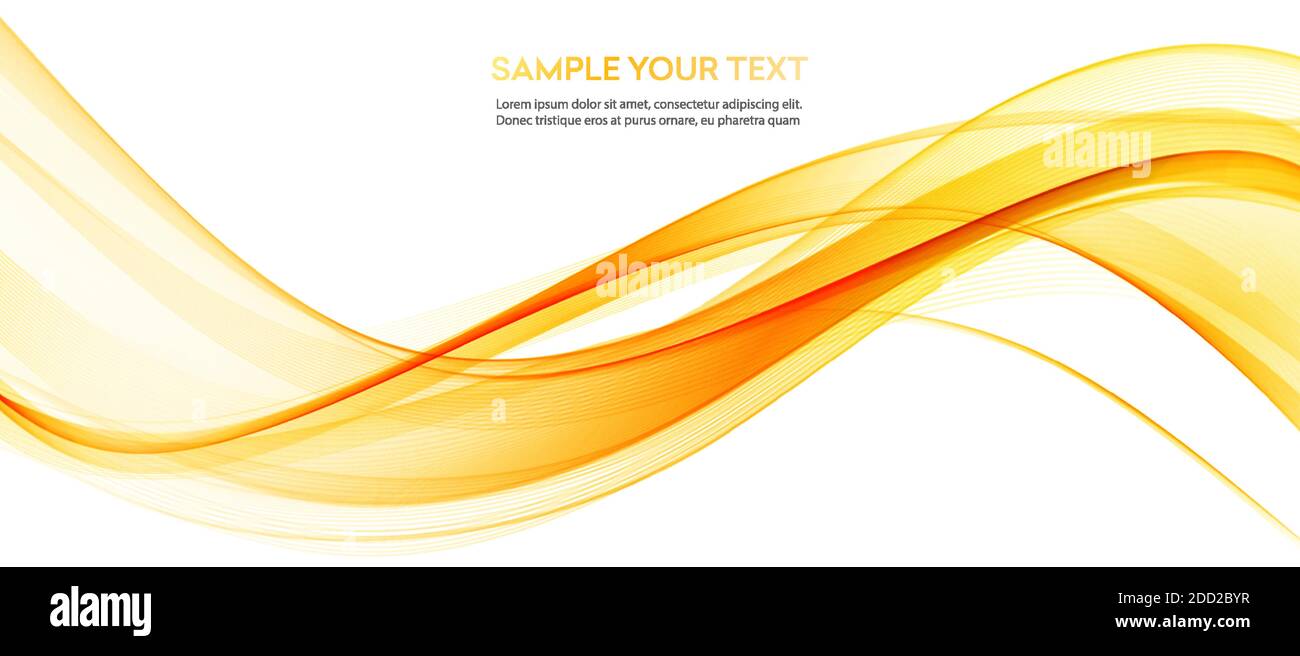 Abstract colorful vector background, color wave for design brochure ...