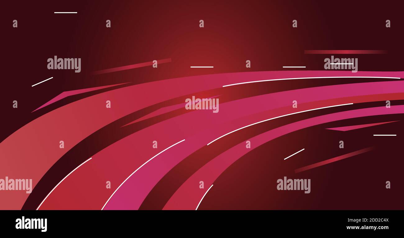 colorful light trail in red background vector illustration design Stock ...