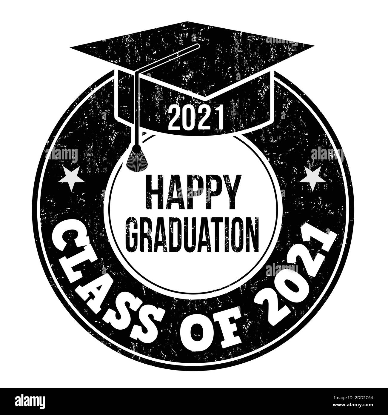 Class of 2021 grunge rubber stamp on white background, vector ...