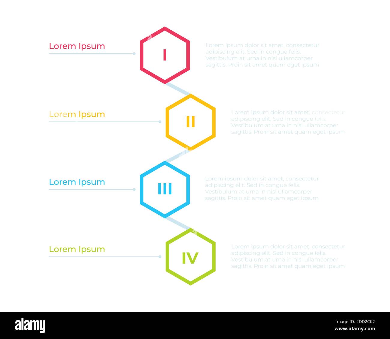 Business data visualization. Process chart. Abstract elements of graph ...