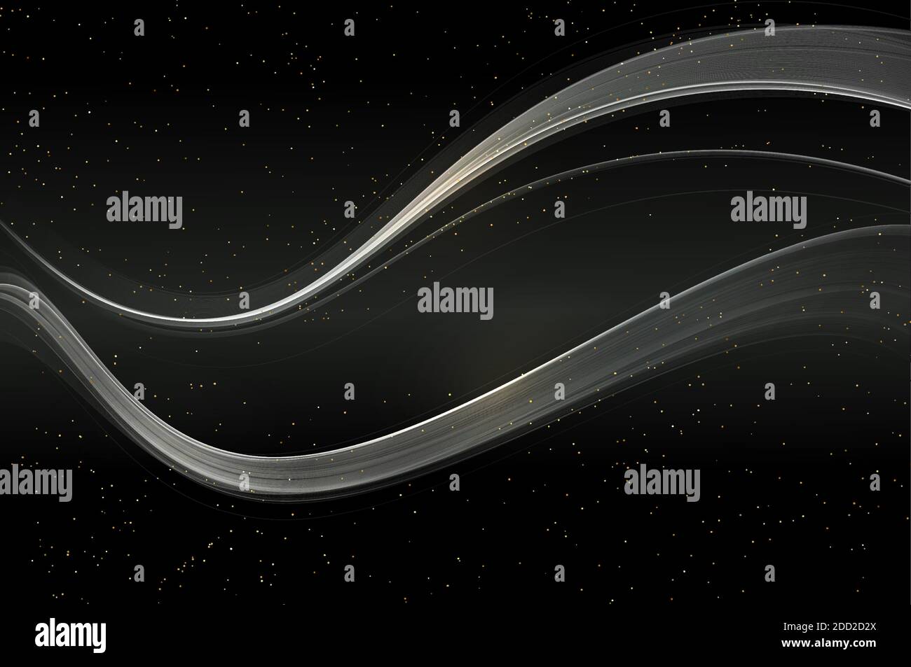 Abstract shiny color silver wave design element Stock Vector Image ...