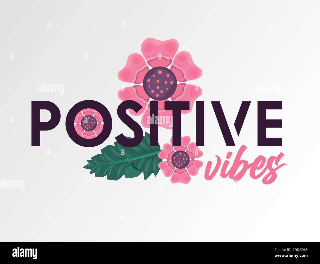 Positive Vibes Stock Vector Images - Alamy