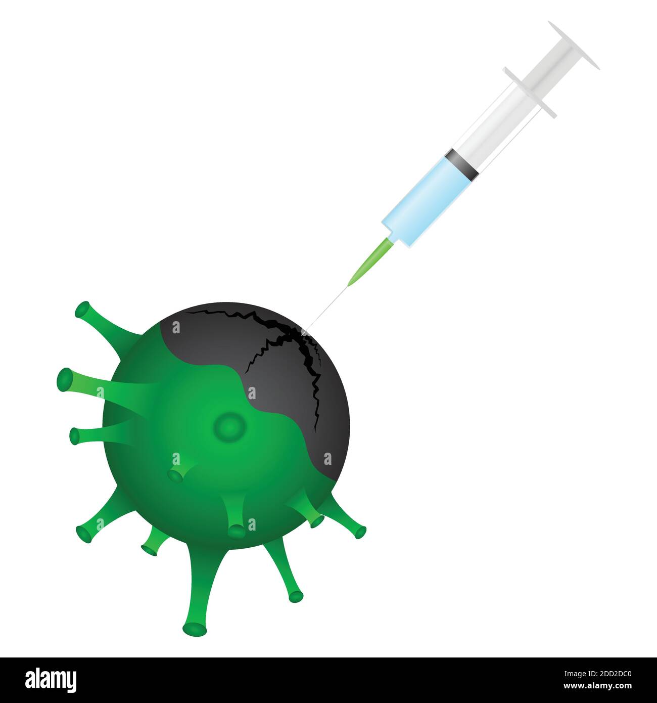 Vaccine research science molecule Cut Out Stock Images & Pictures - Alamy