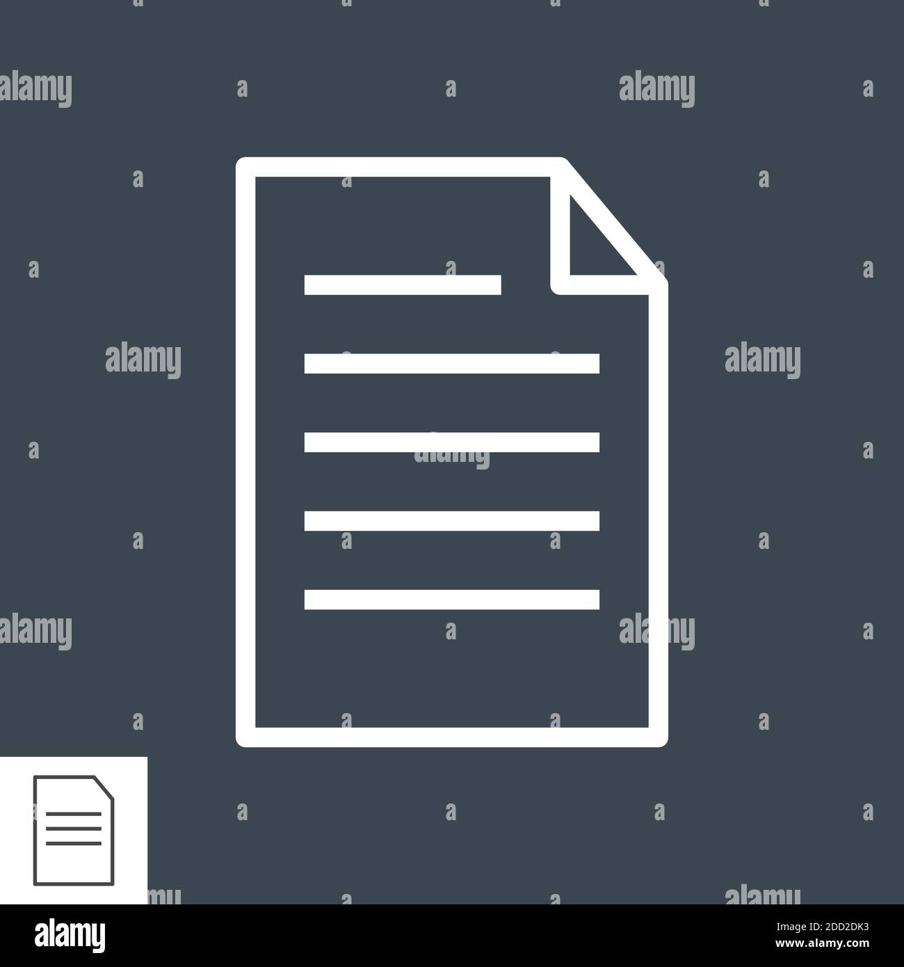 Paper line icon Stock Vector Image & Art - Alamy