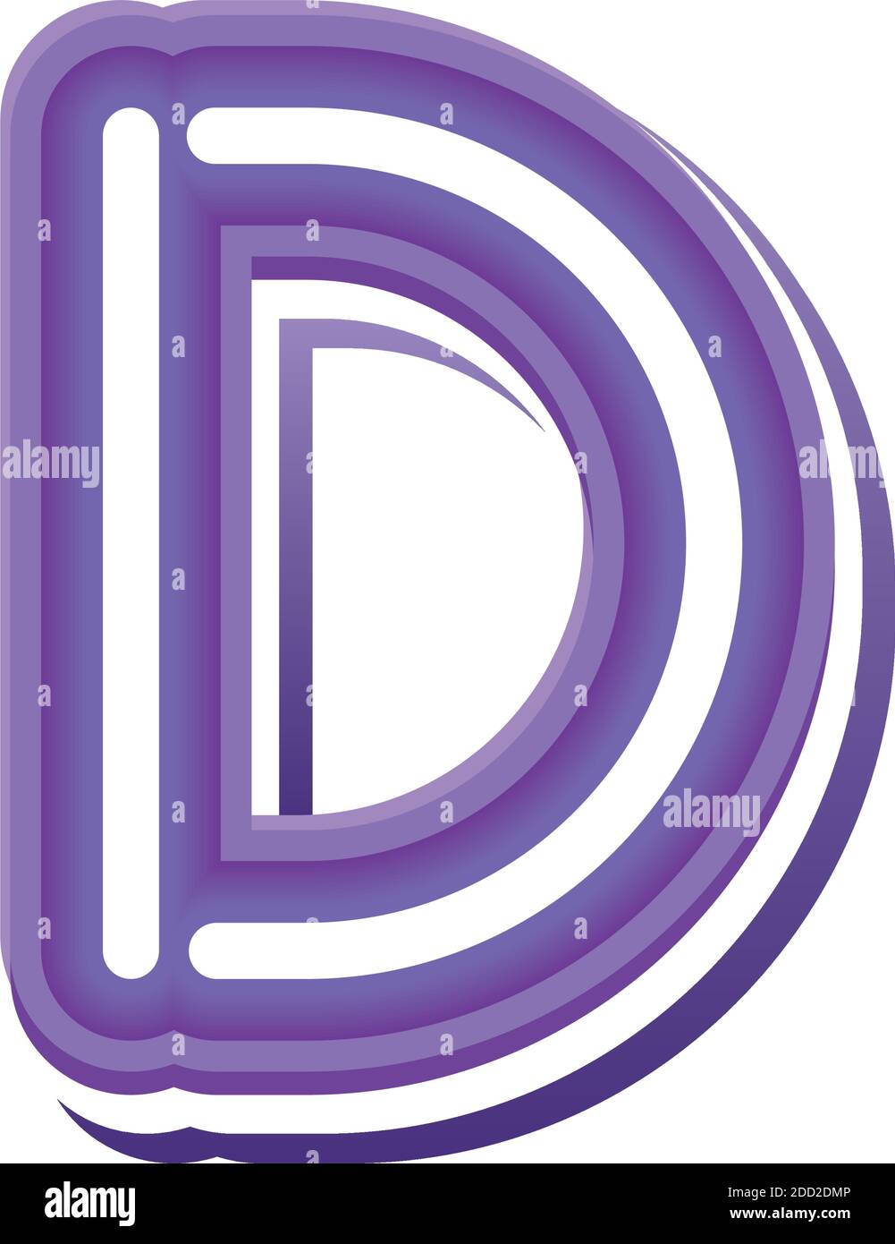 Illuminated Letter D High Resolution Stock Photography and Images - Alamy