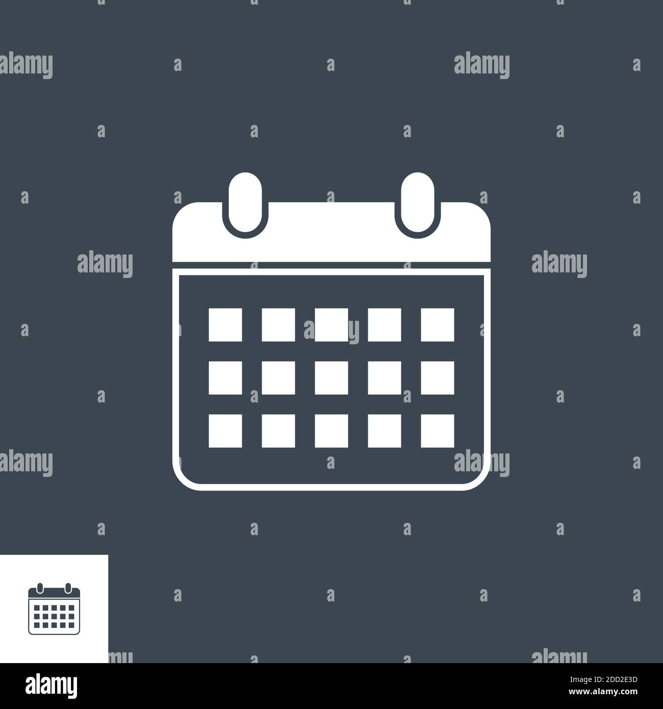 Calendar related vector glyph icon Stock Vector Image & Art - Alamy
