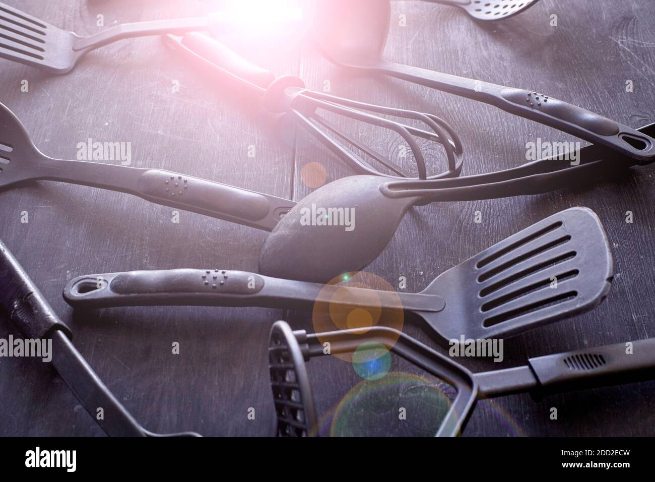 A studio photo of kitchen utensils Stock Photo - Alamy